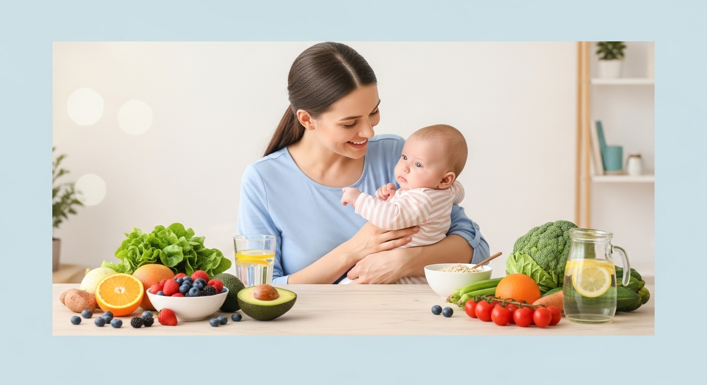 Postpartum Diet Plan to Lose Weight Safely: Complete Guide – MAMAZING